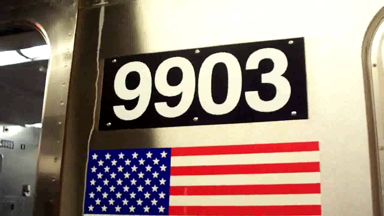 NYC Subway: R160 (V) Train Entering & Leaving Queens Plaza (Northbound ...