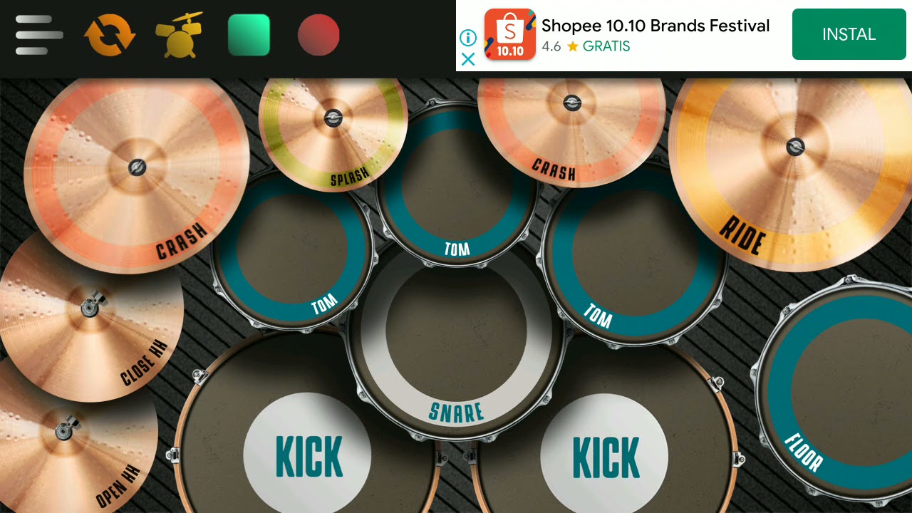 real drum tutorial aku bukan jodohnya... - YouTube