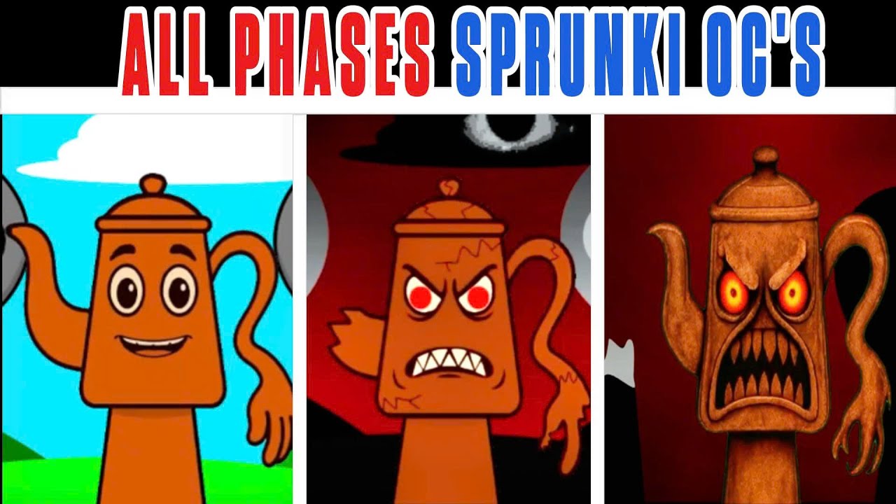 New Sprunki OC Phase 1 vs 2 vs 3: VENOM Sheriff Labrador, Rusty Rose ...