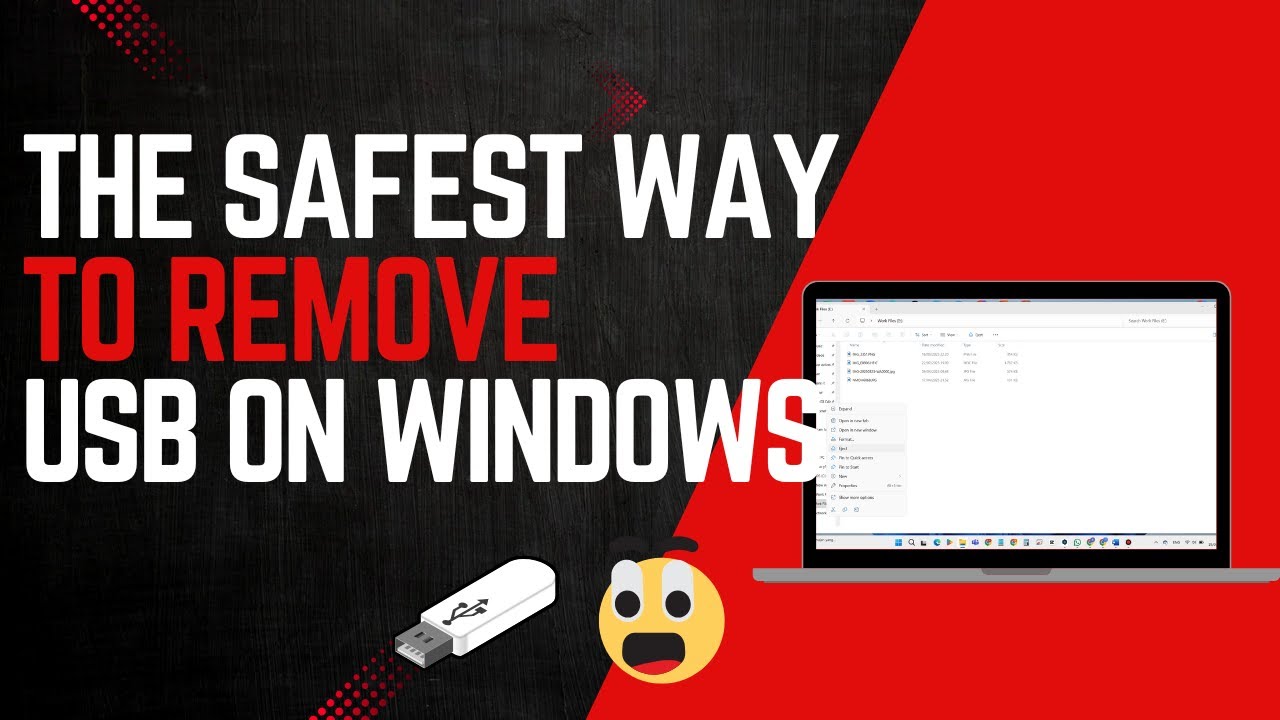 How to Eject a USB Drive in Windows 11 - YouTube