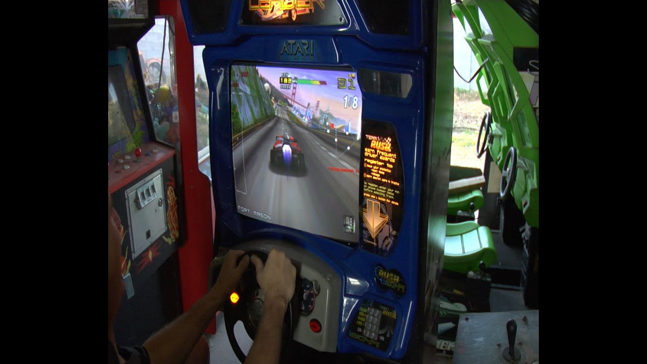 Rush 2049 Arcade Machine Restore Episode 2 - YouTube