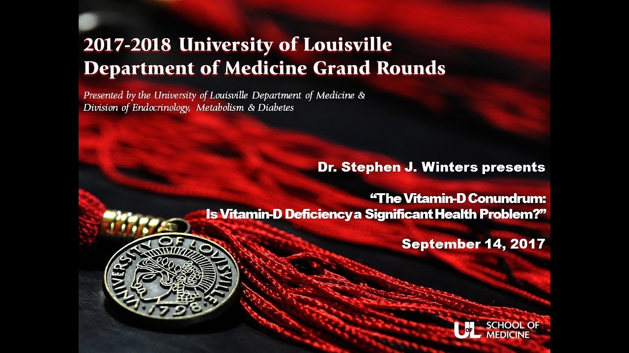UofL Dept. of Medicine Grand Rounds: Dr. Stephen Winters - YouTube