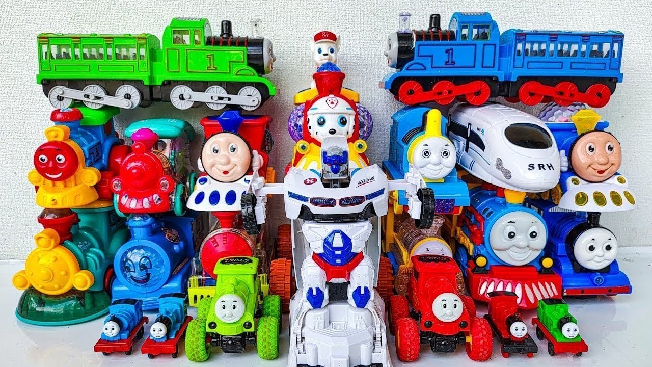 Thomas and friends, Thomas Fun, Thomas Lampu, Police Car, Cute Train ...