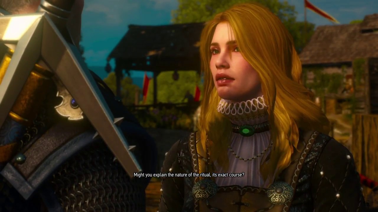 Witcher 3 - True love! Vivienne touched by Guillaume (Smitten Knight ...