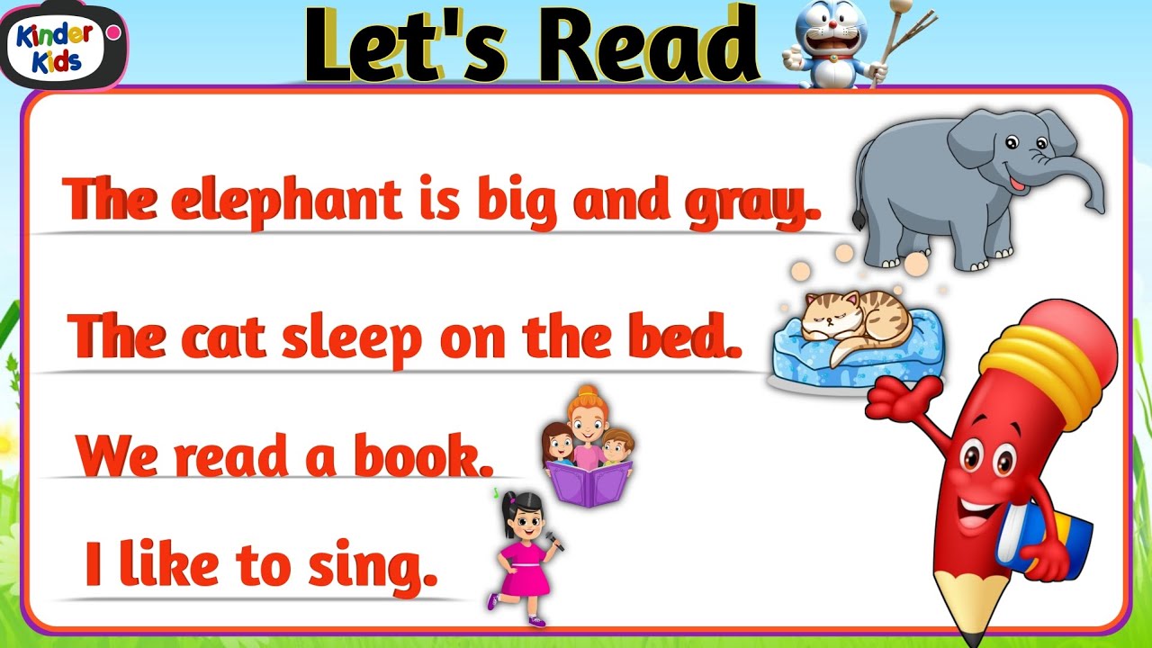 Let's Read | Reading Practice for Kids | Learn to Read | Grade 1 and 2 ...