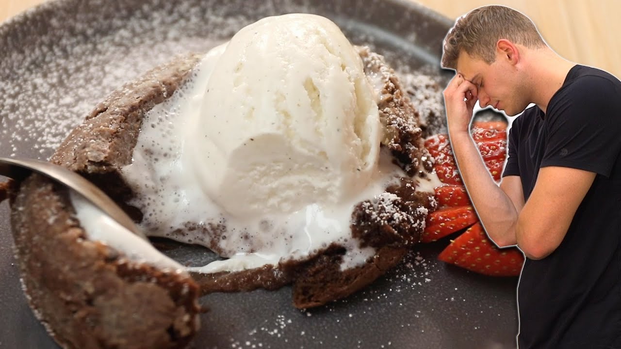 Valentines Day Chocolate Lava Cake - YouTube