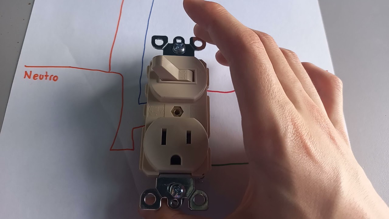 Como Conectar Un Tomacorriente Con Interruptor 💯% eficaz - YouTube