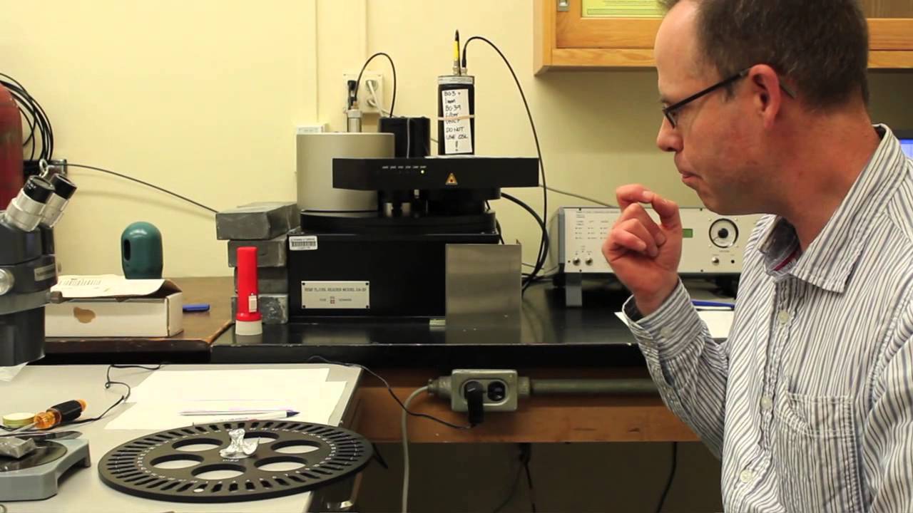 Luminescence Measurements demonstrated by Ed Rhodes - YouTube