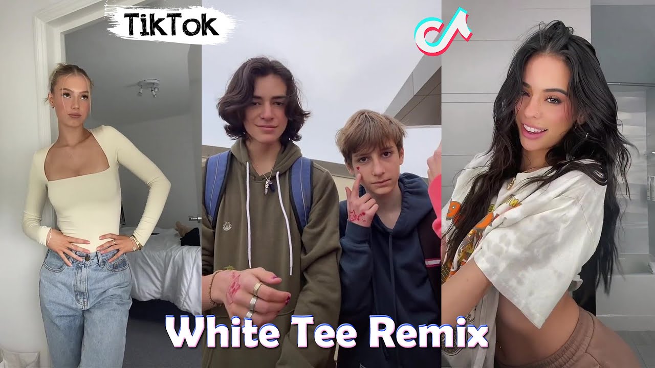 White Tee Remix ♡ NEW tiktok compilation - YouTube