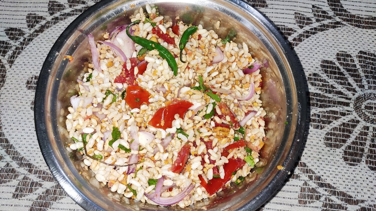 🥙Masala Mudhi 🥗 झाल मूढ़ी 😋 Spicy Puffed Rice | Odisha Famous Jhal Muri ...