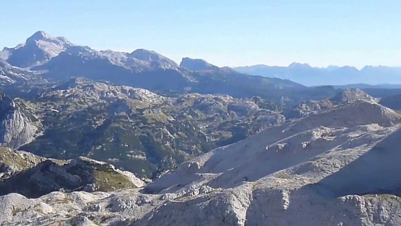 Panoramica dalla cime del Monte Rosso (Batognica) (SLO) - YouTube