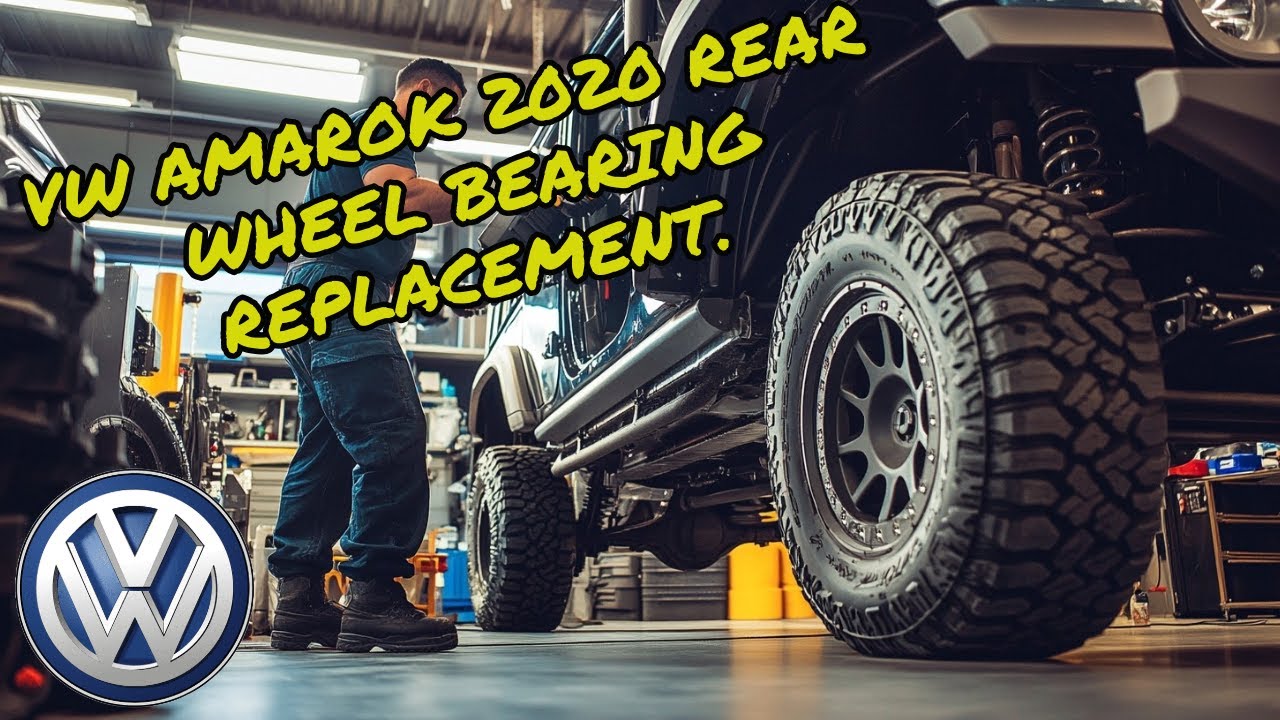 Volkswagen Amarok 2020 rear wheel bearing replacement. Uncut version ...