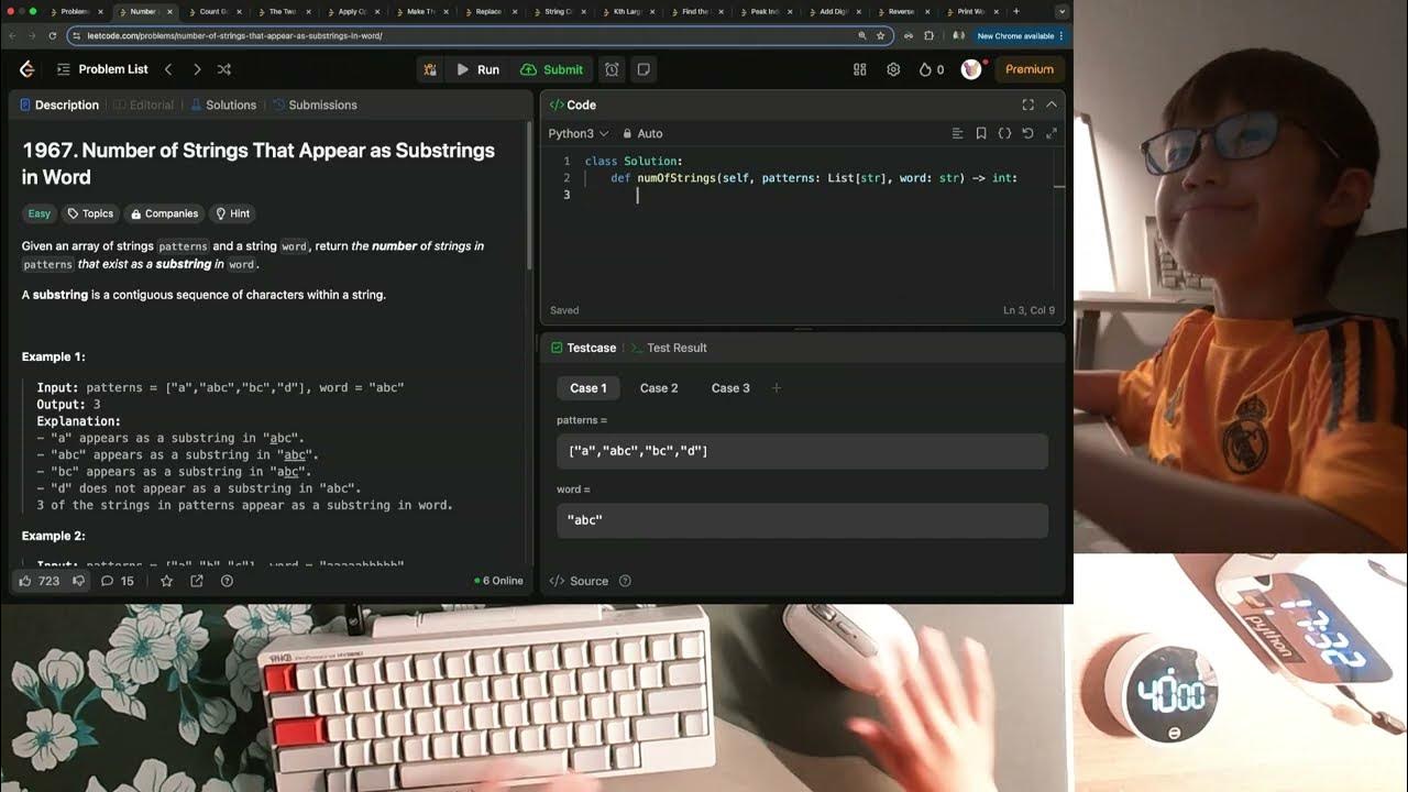 LeetCode | Python | HHKB keyboard | 40 min real time | no talking | EP-9 - YouTube