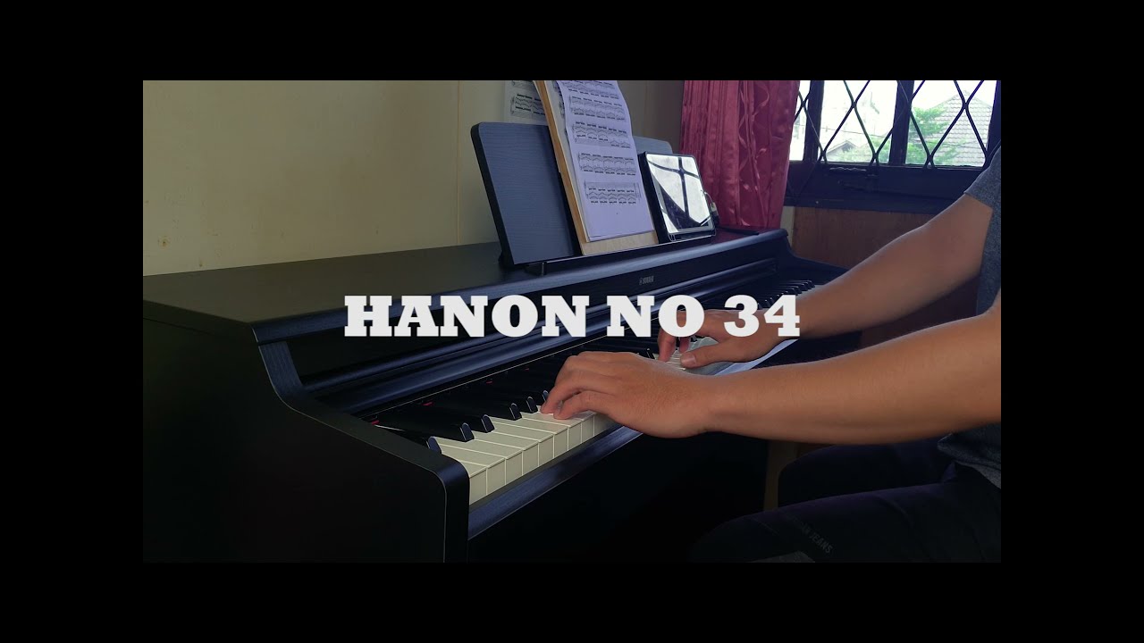 Hanon No 34 - YouTube