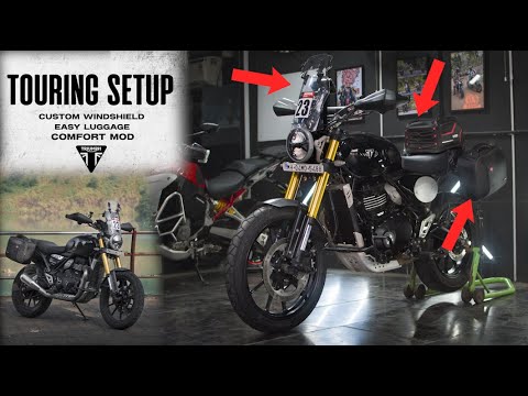 TOURING SETUP for TRIUPMH SCRAMBLER 400X #adventure #scrambler #triumph ...