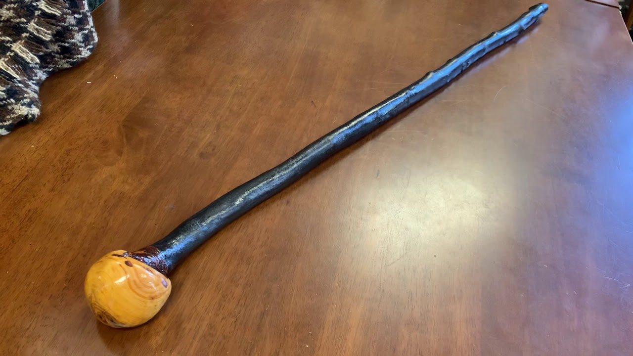Blackthorn Shillelagh Walking stick by McCaffrey Crafts - YouTube