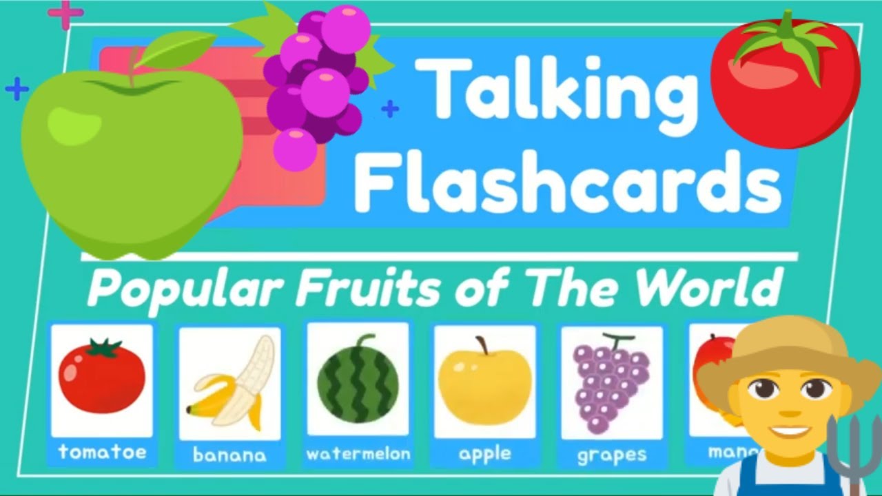Fruit | Talking Flashcards | Vocabulary | Learning English | ESL | Pasa ...