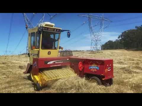 New Holland self-propelled Baler - YouTube