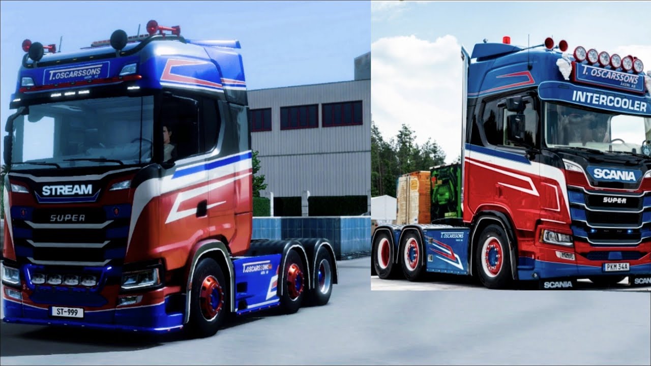 Truckers of Europe 3| Mods SKINS STREAM/ST - SCANIA S T. OSCARSSONS ...