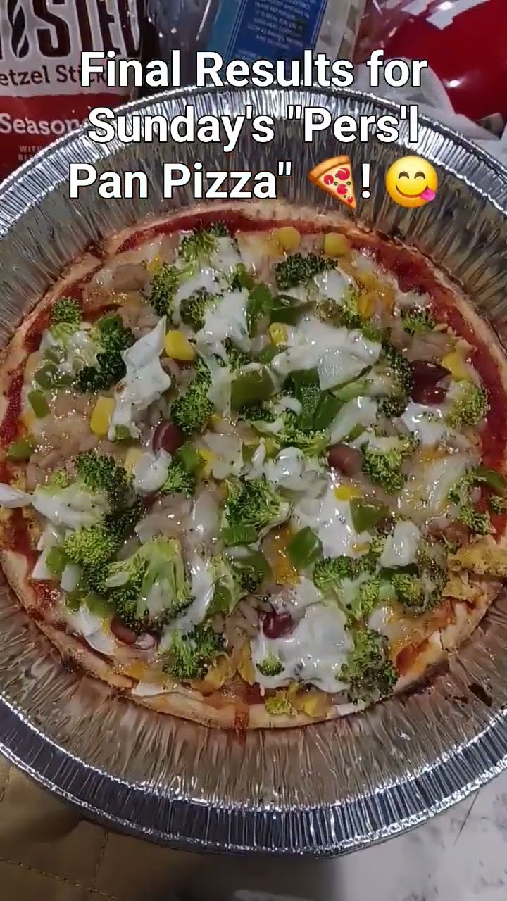 Sunday's "Personal Pan Pizza 🍕 " looking all 'Delish'!! 😋 - YouTube