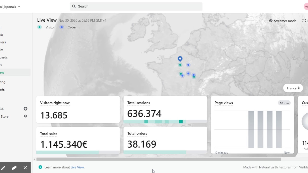 Shopify Dashboard Simulation Using Chrome Extension - YouTube