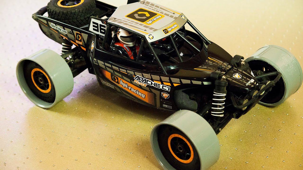 1/8th scale RC Car - Drift mod on the cheap - YouTube