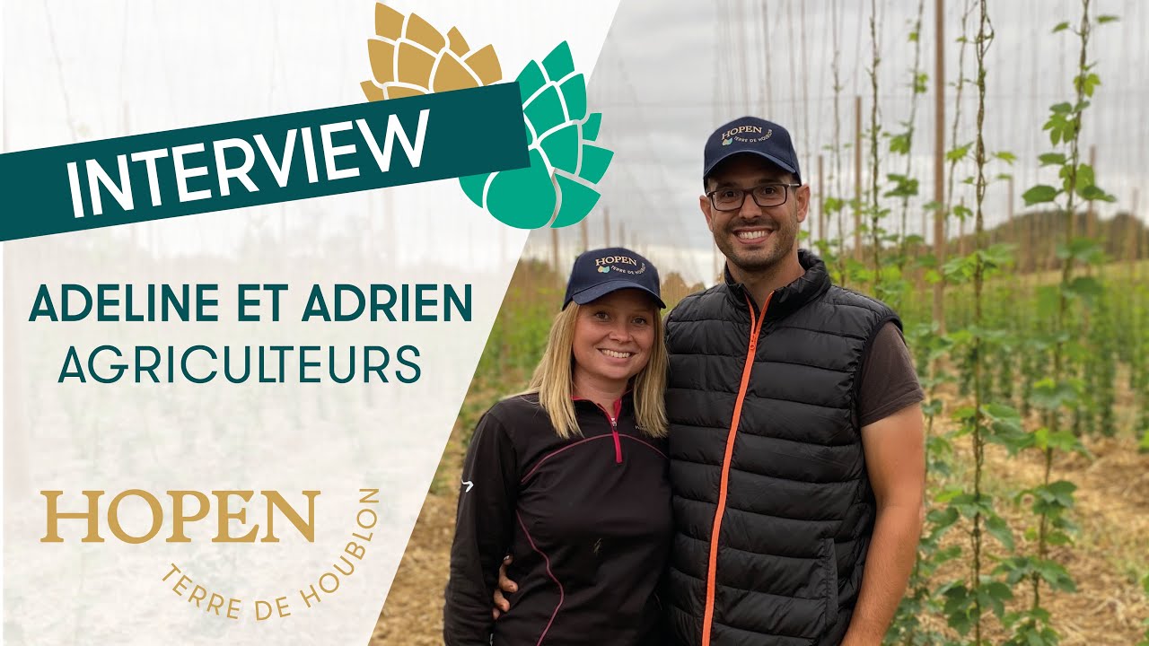 [INTERVIEW #5] Adeline et Adrien, du houblon en Lot-et-Garonne 🍃 - YouTube