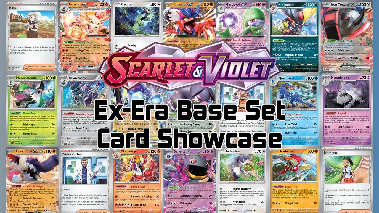 Base Set Card Showcase | Ex-Era Scarlet & Violet Project - YouTube