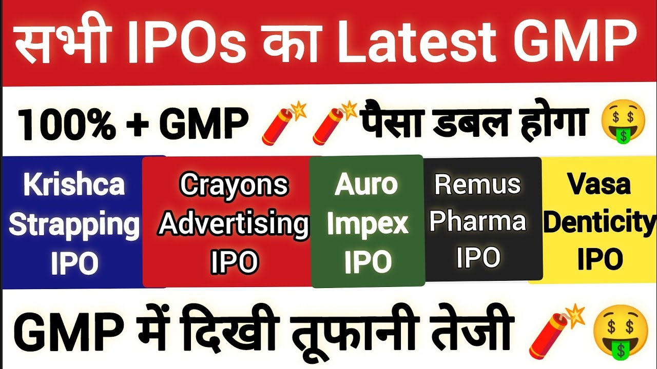 IPO GMP Today | Krishca Strapping Solutions IPO GMP | Crayons ...