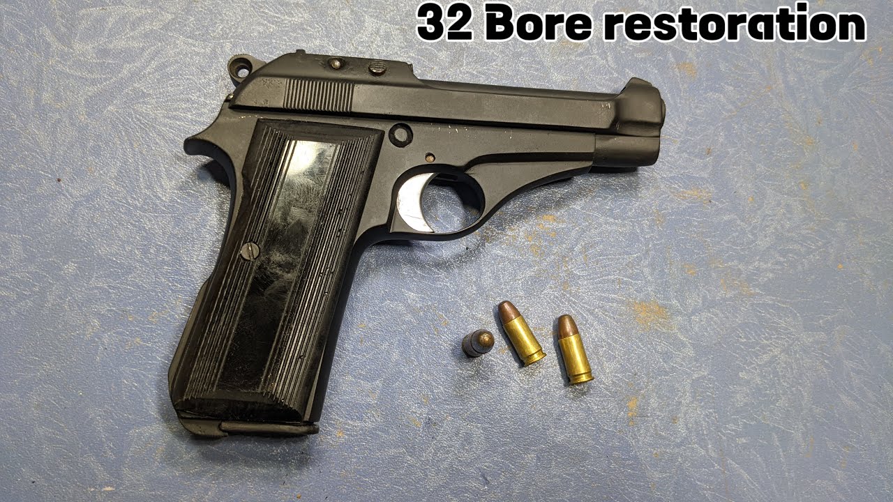 32 bore pistol Restoration and After Gun Restoration - YouTube