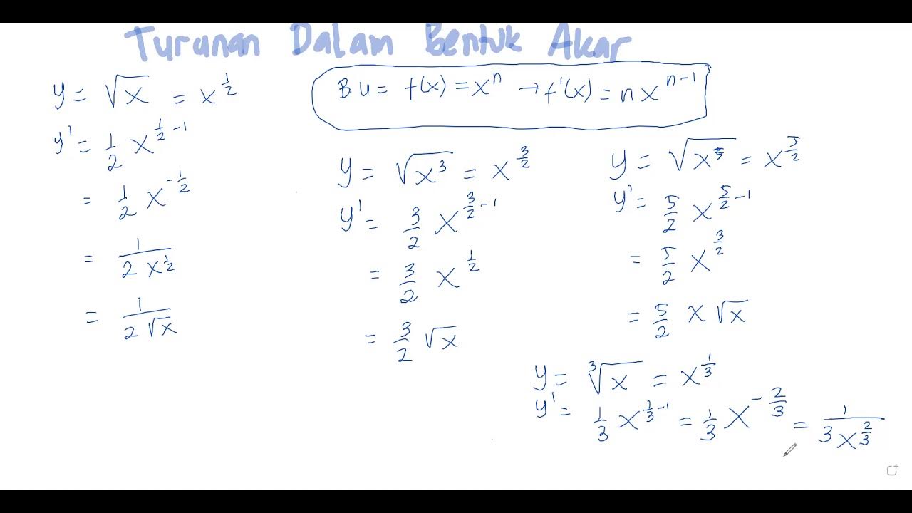 Turunan Akar - YouTube