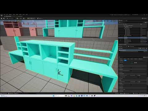 Unreal Engine 5 - Modelling Tutorial - Cabinet 1 - Part 2 - YouTube