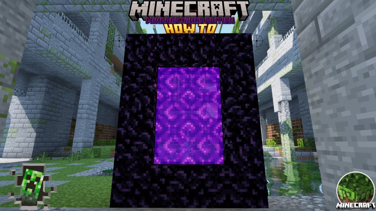 Minecraft Making Portal Turtorial for Beginners - YouTube