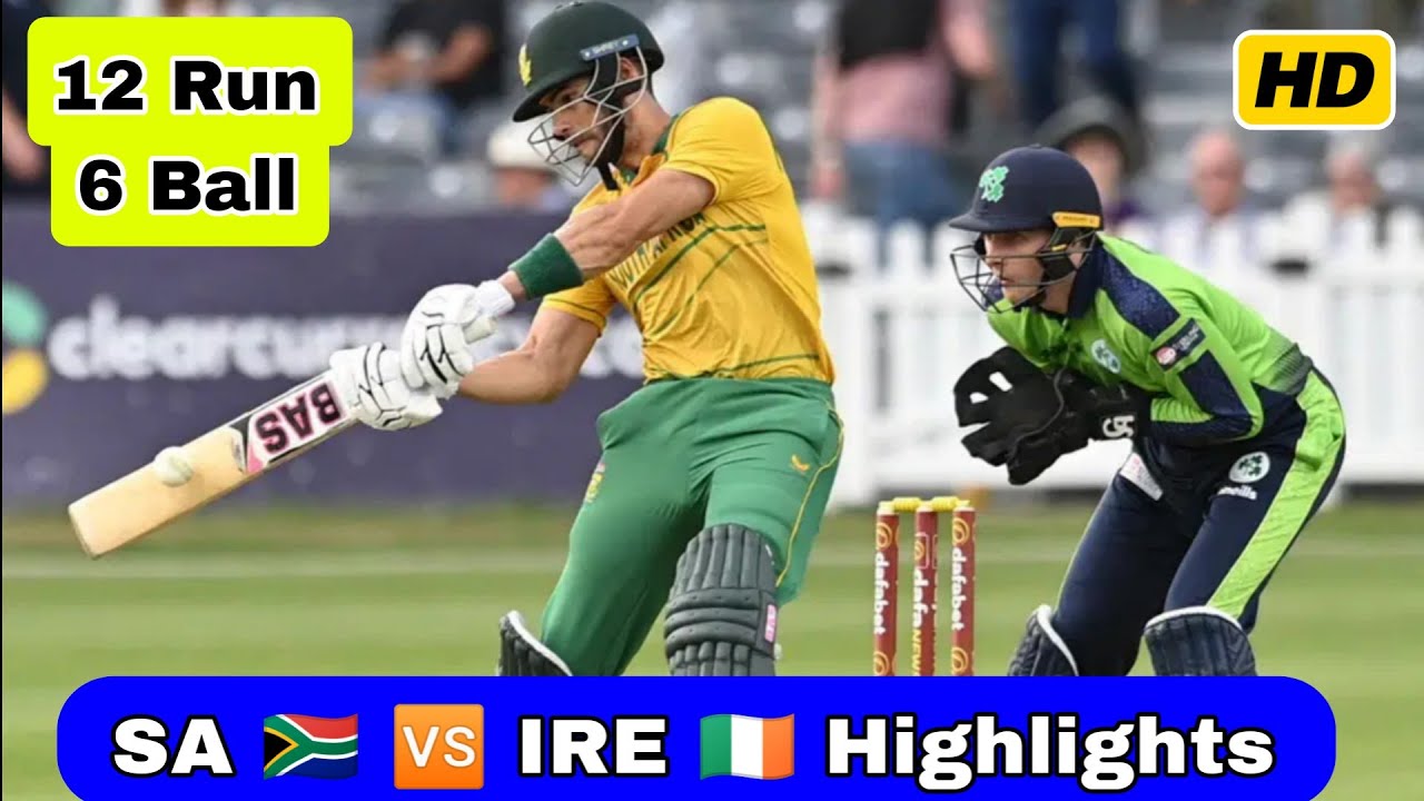 South Africa VS Ireland 3rd Odi Highlights 2024 | SA VS IRE 3rd Odi ...