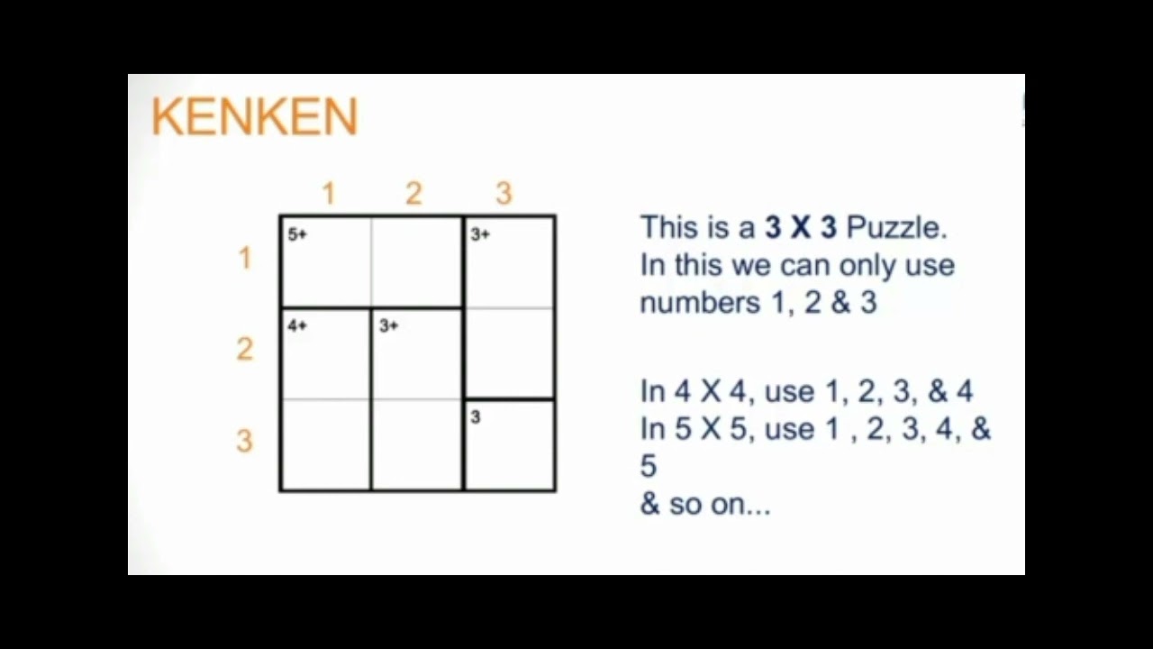 KEN KEN PUZZLE - YouTube