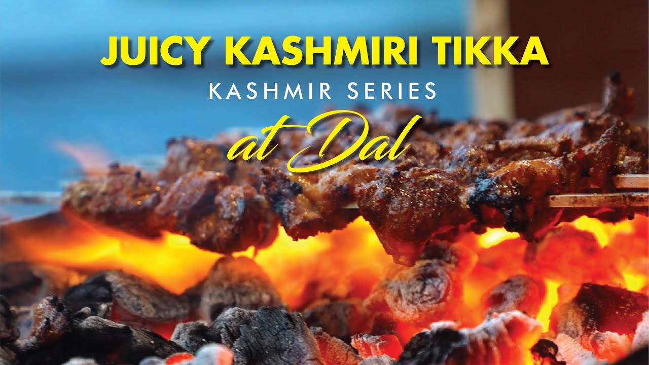 Kashmir Street Food | Juicy Kashmiri Tikka | Barbeque at Dal Lake ...