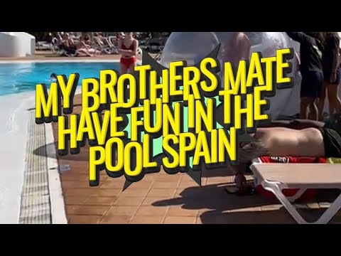 Poolside fun 😁 #funny #fun #pool #sun #holiday #Spain #majorca #water # ...