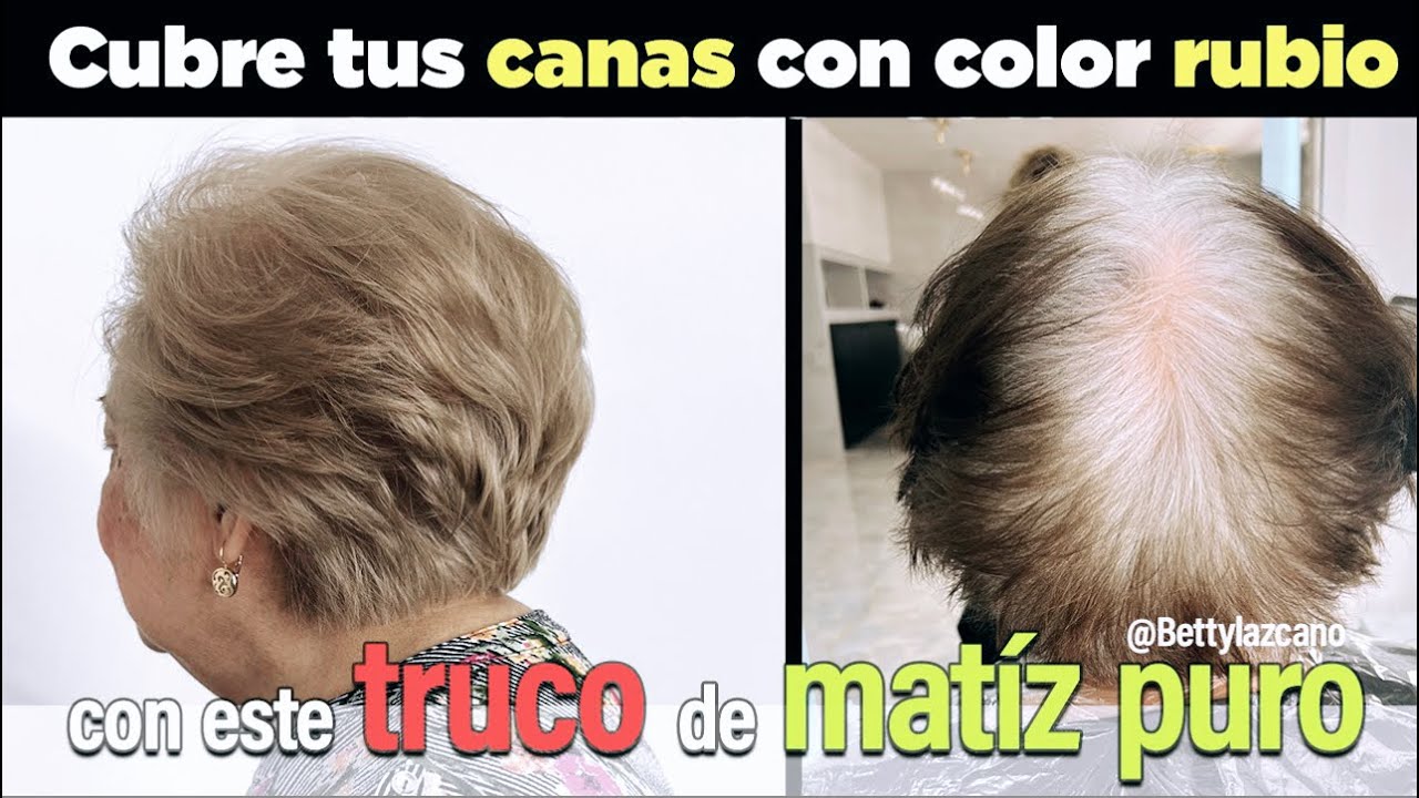 Tienes 100% de CANA y quieres un tono RUBIO que las CUBRA TOTALENTE ...