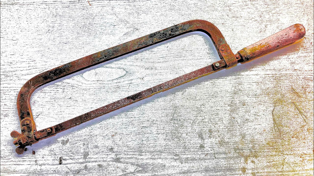 Rusty Metal SAW Restoration! - YouTube