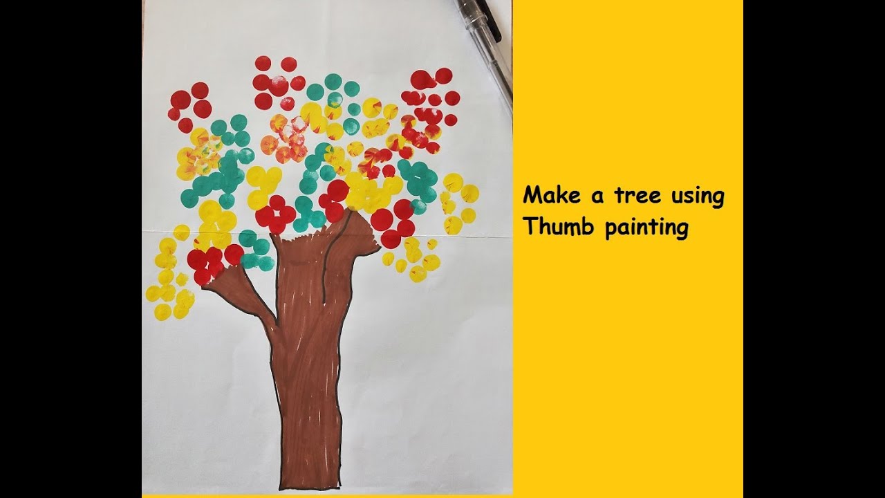 learn-thumb-painting-in-easy-way-kidsfriendlyprojects-youtube
