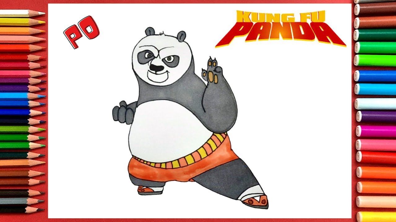 How to Draw Po | Kung Fu Panda - YouTube
