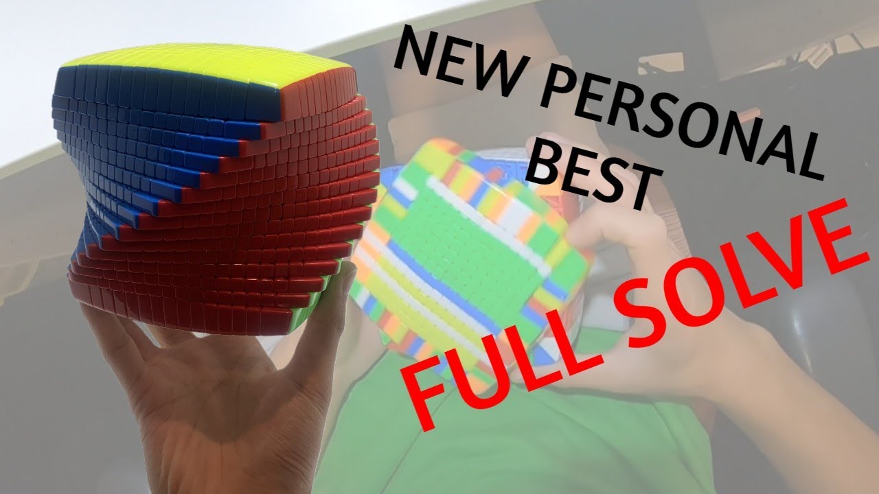 15x15 personal best FULL SOLVE - YouTube