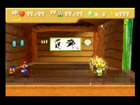 The Fight With Master 3 (DOJO) (PAPER MARIO) - YouTube