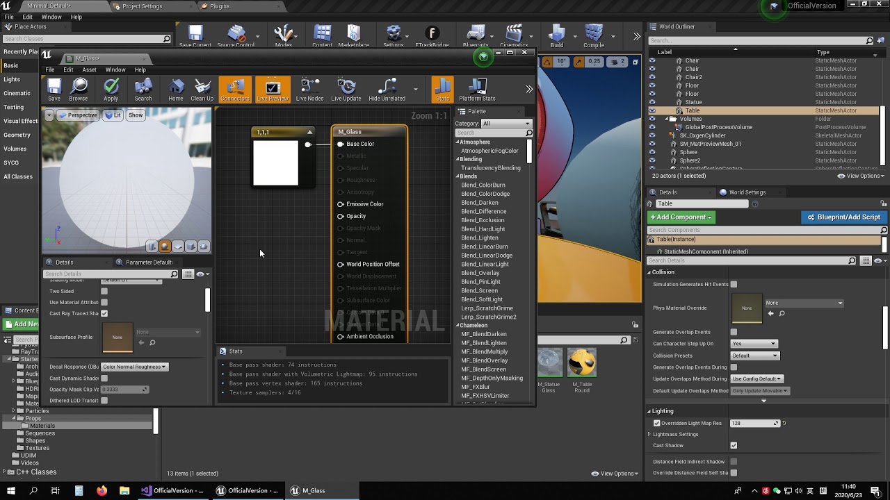 Mask outline by custom stencil in unreal - YouTube