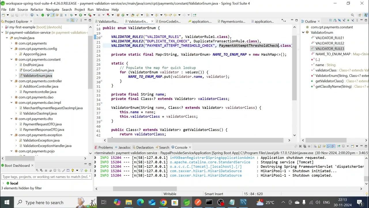 Validator FrameWork - YouTube