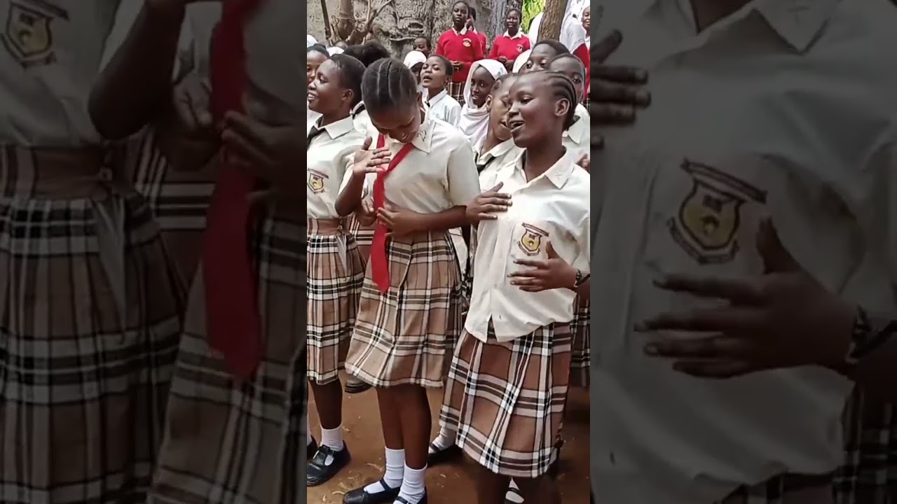 St Thomas Girls sing Luhya praise song - YouTube