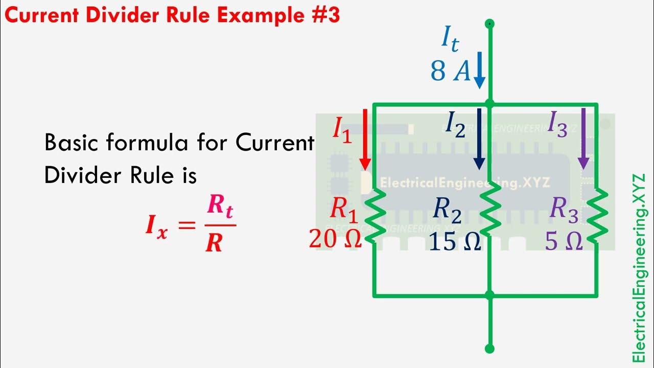 Current Divider Rule Example 3 - Step by Step Solved Current Divider ...