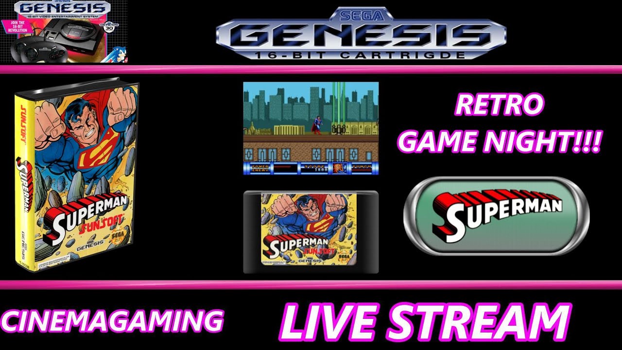 SUPERMAN (GENESIS) PLAYTHROUGH - YouTube