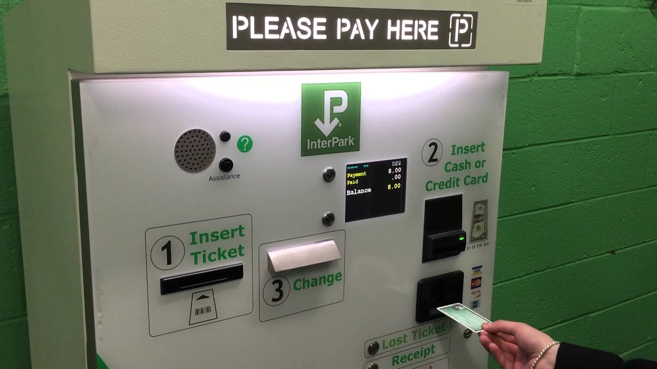 LOVE PARK Garage - APS-30 Pay on Foot Machine - YouTube