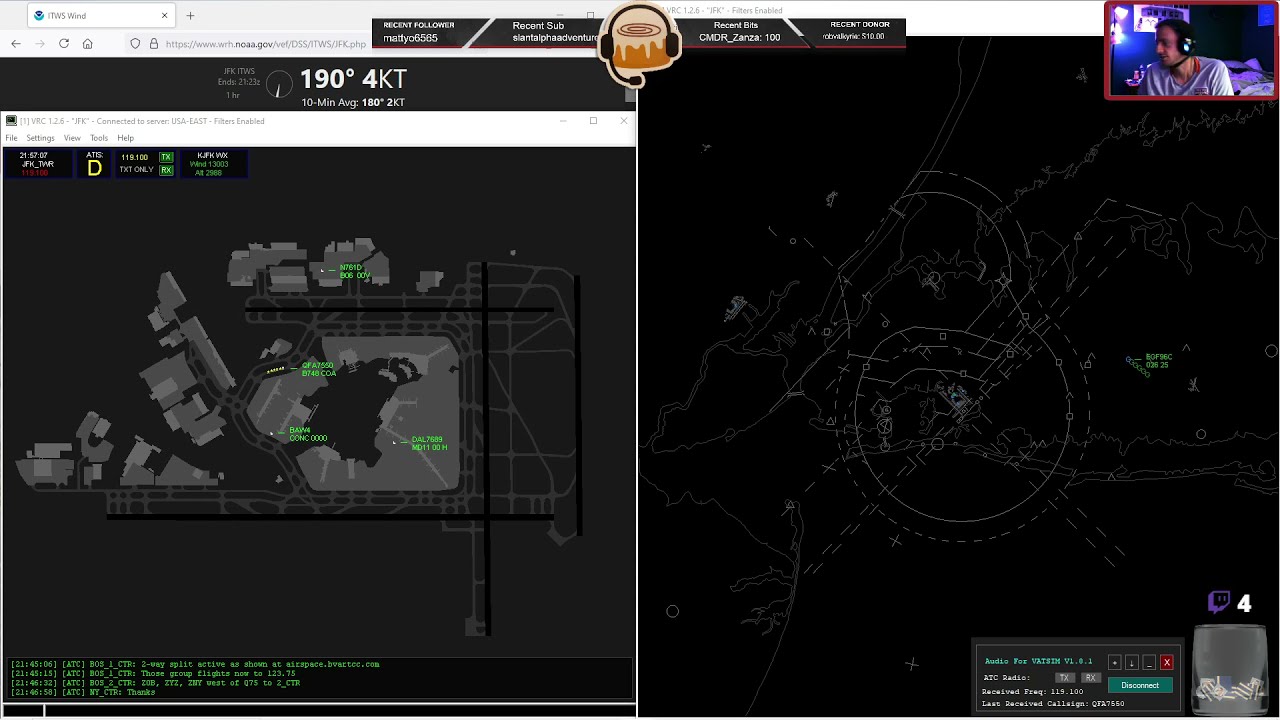 [VRC][VATSIM] JFK_TWR | Almost 1,600 Hours on JFK Tower | NYARTCC ...